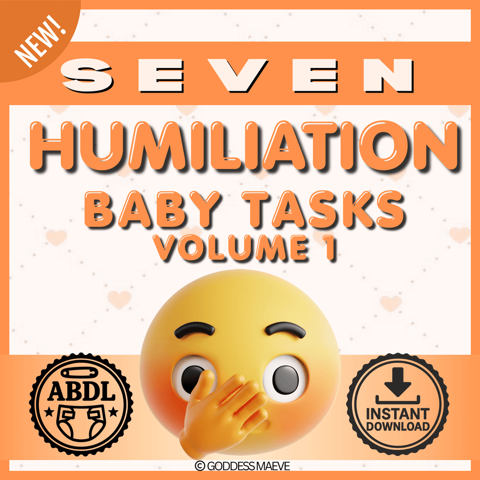 7 Humiliation Adult Tasks Volume 1 ABDL Pack PDF Digital Download ...